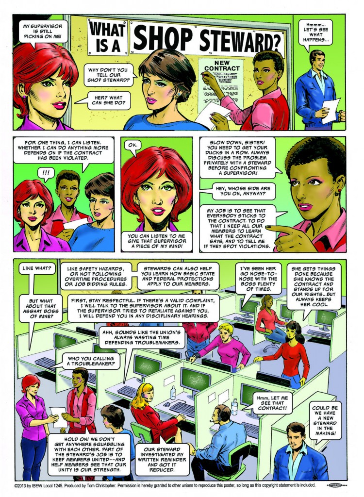 What is a Shop Steward? (COMIC)