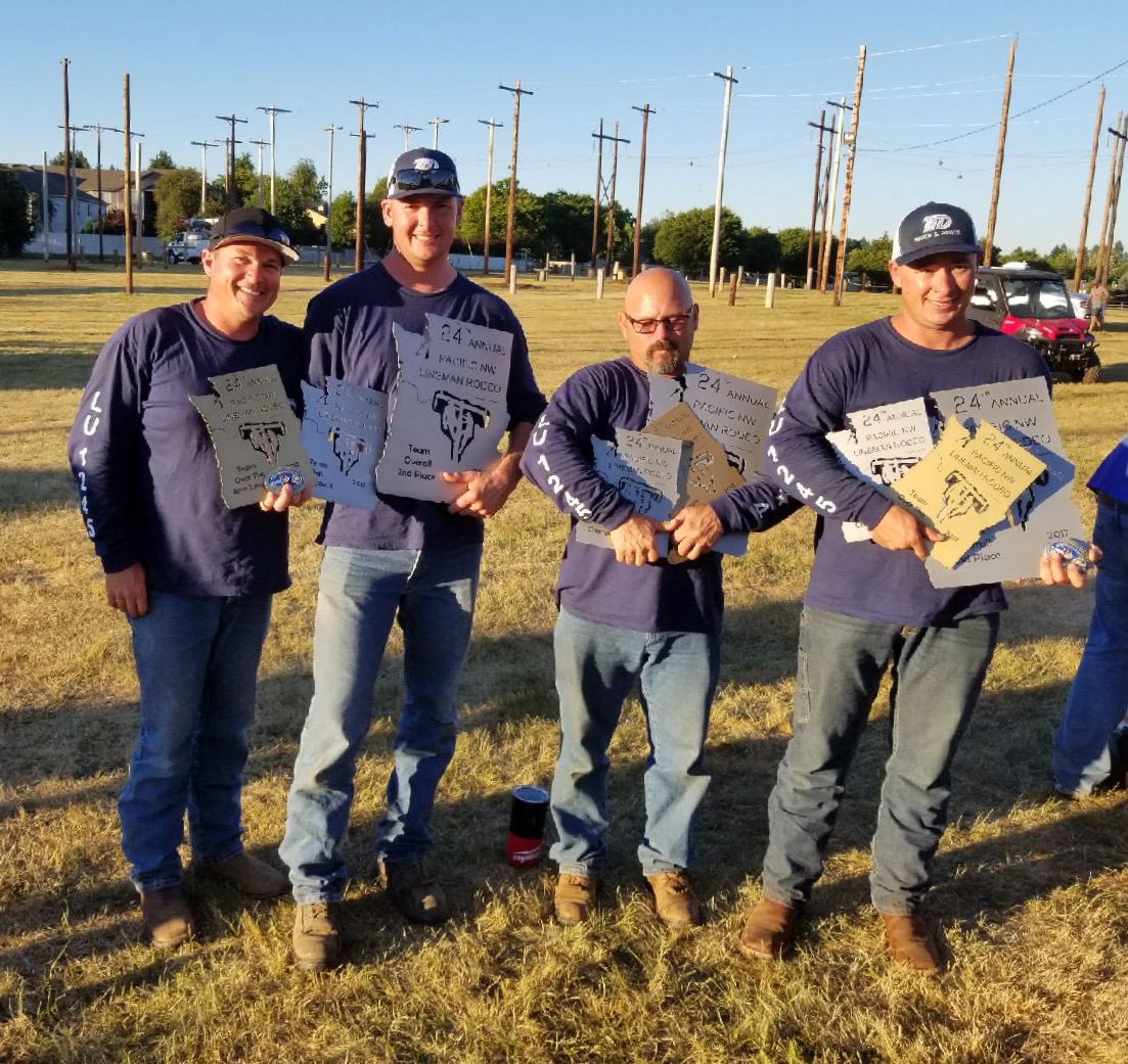 TID Team Places Second Overall at Pacific Northwest Lineman’s Rodeo