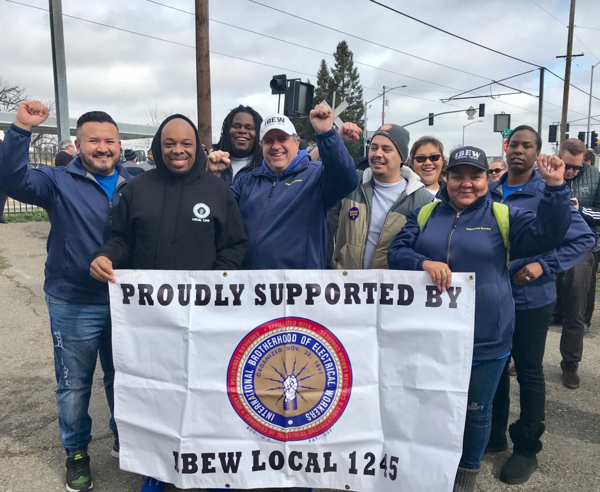 #WeRise – Local 1245 Joins Janus Day of Action in Sacramento and Fresno