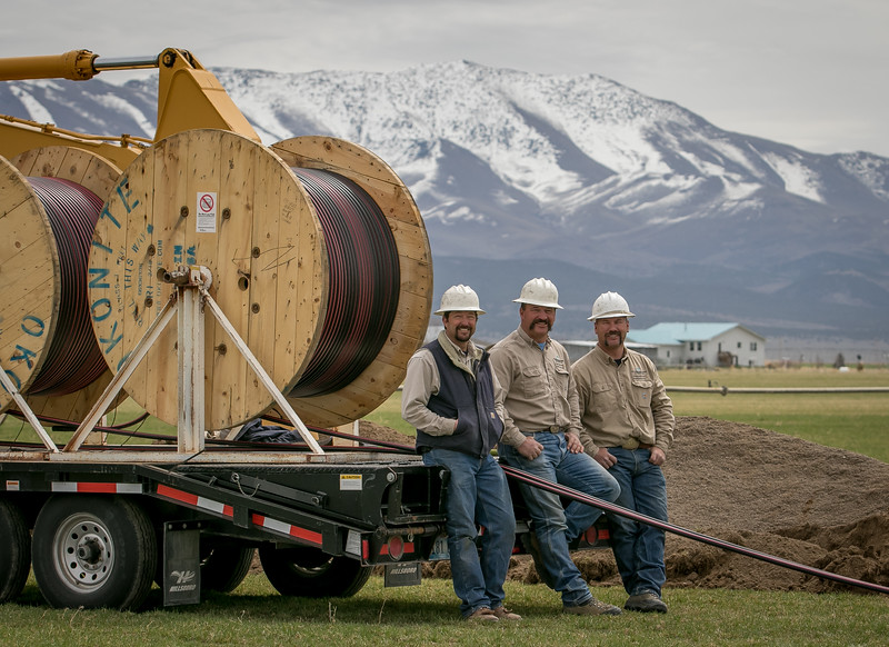 Local 1245 Members at Mt. Wheeler Bring Power to Rural Nevada
