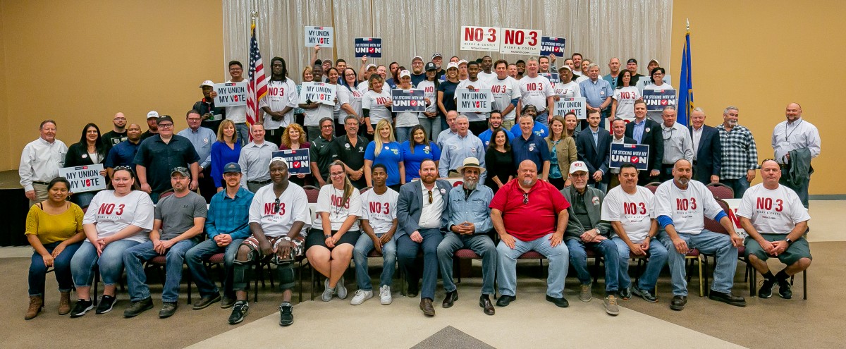Unprecedented Solidarity: IBEW Members from a Dozen Locals Band ...