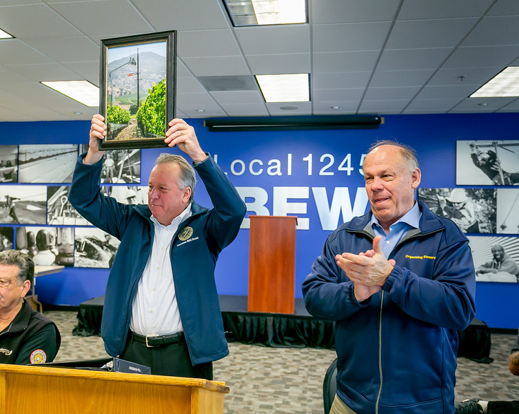 Sen. Bill Dodd Thanks Local 1245 for Assisting in the Passage of ...