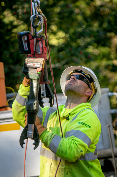 Hardening the Grid — Summit Line Construction crew works to make the ...