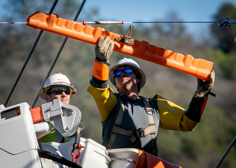 Up for the Task — IBEW 1245 Outside Line Crews Work on Wildfire Safety ...