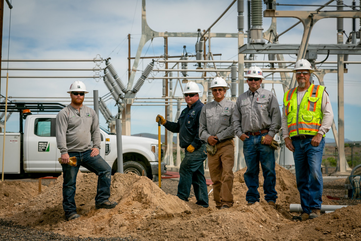 IBEW 1245 Members at Wells Rural Electric Power Up Nevada’s Gold Country
