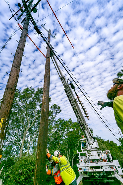 Setting Poles in the Orinda Hills