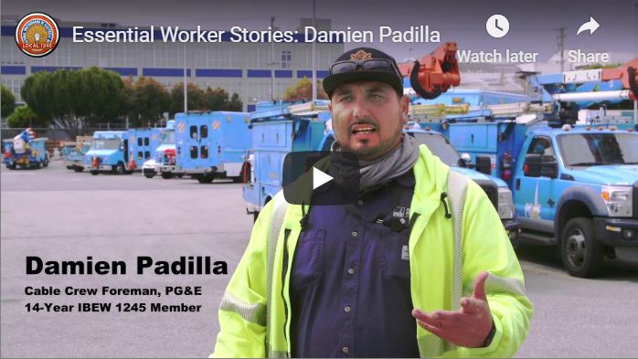 Essential Worker Stories: Damien Padilla