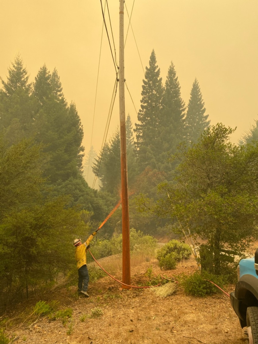 “It’s Easier to Keep Going” — Local 1245 member continued working CZU ...