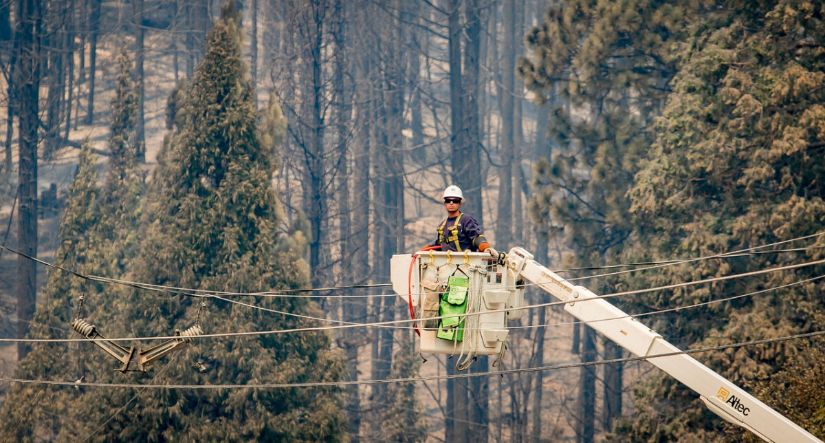 IBEW 1245 on the Scene at the Dixie Fire