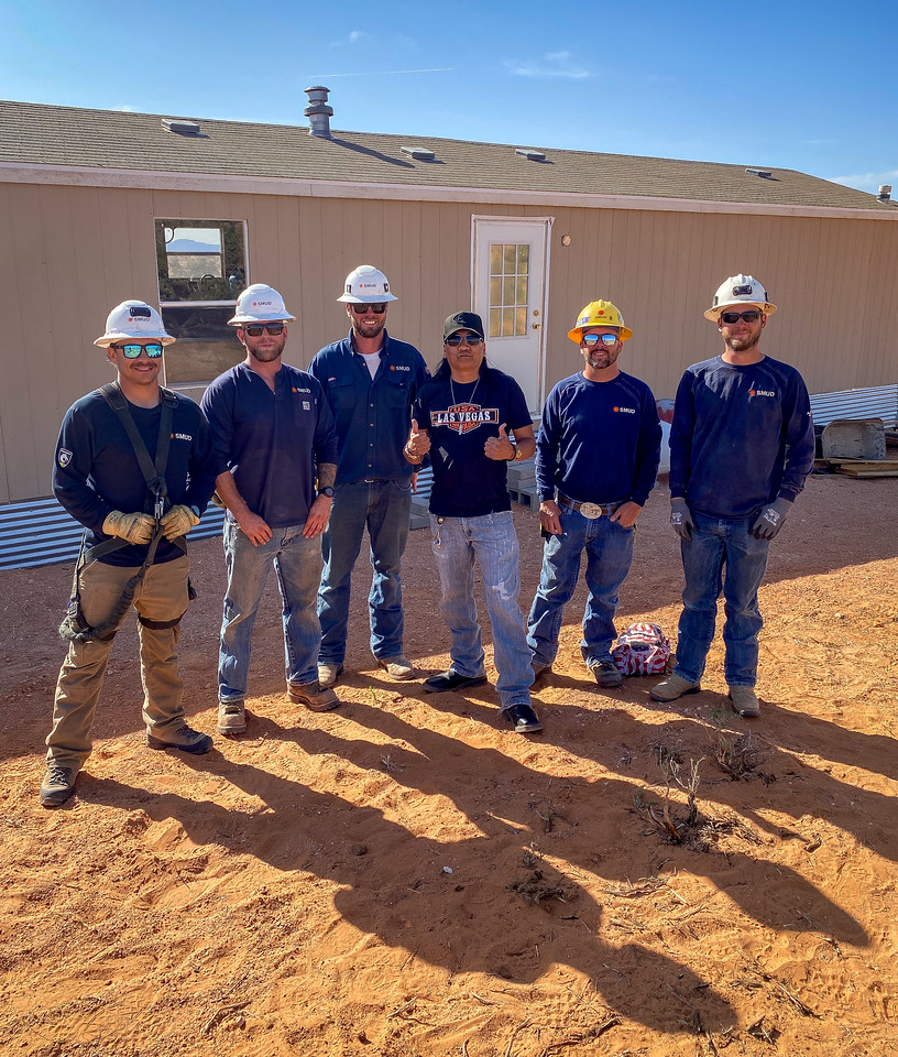 Lighting Up Navajo: IBEW 1245 Crew From SMUD Volunteers to Bring Power ...