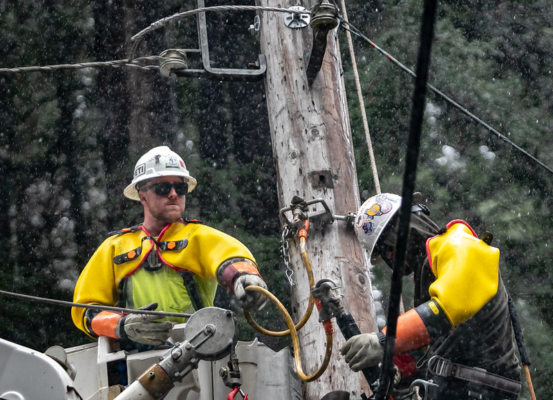 “Seems like the worst rain and winds we’ve had” – IBEW 1245 Crews ...
