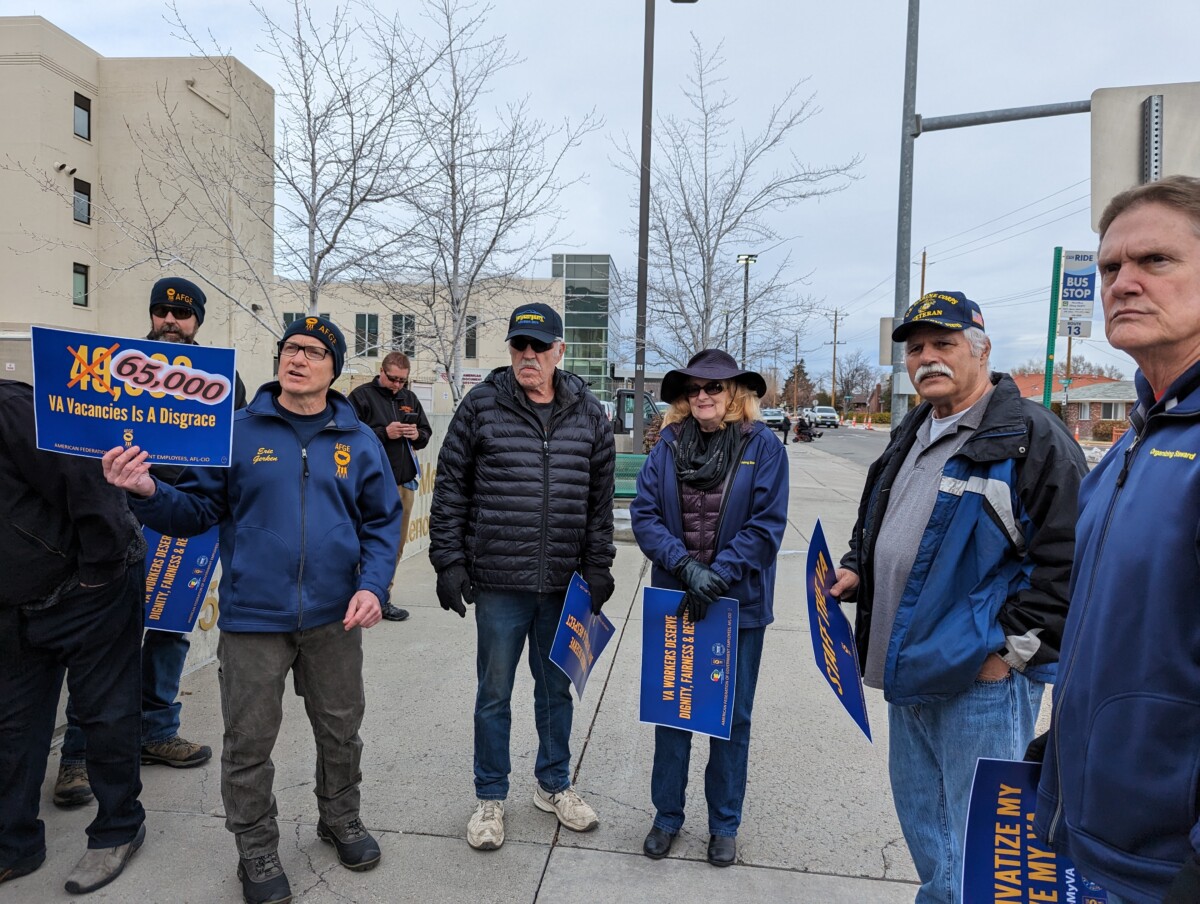 Reno-Spark Retirees Rally at VA Hospital over Staffing Shortages