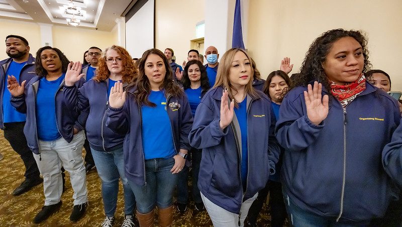 “Respect the Jacket” – IBEW 1245 Organizing Stewards Inducted into the ...