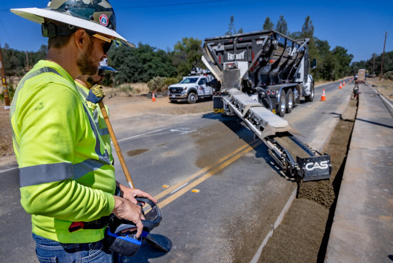The Big Dig — IBEW 1245 members perform trench work for power line ...