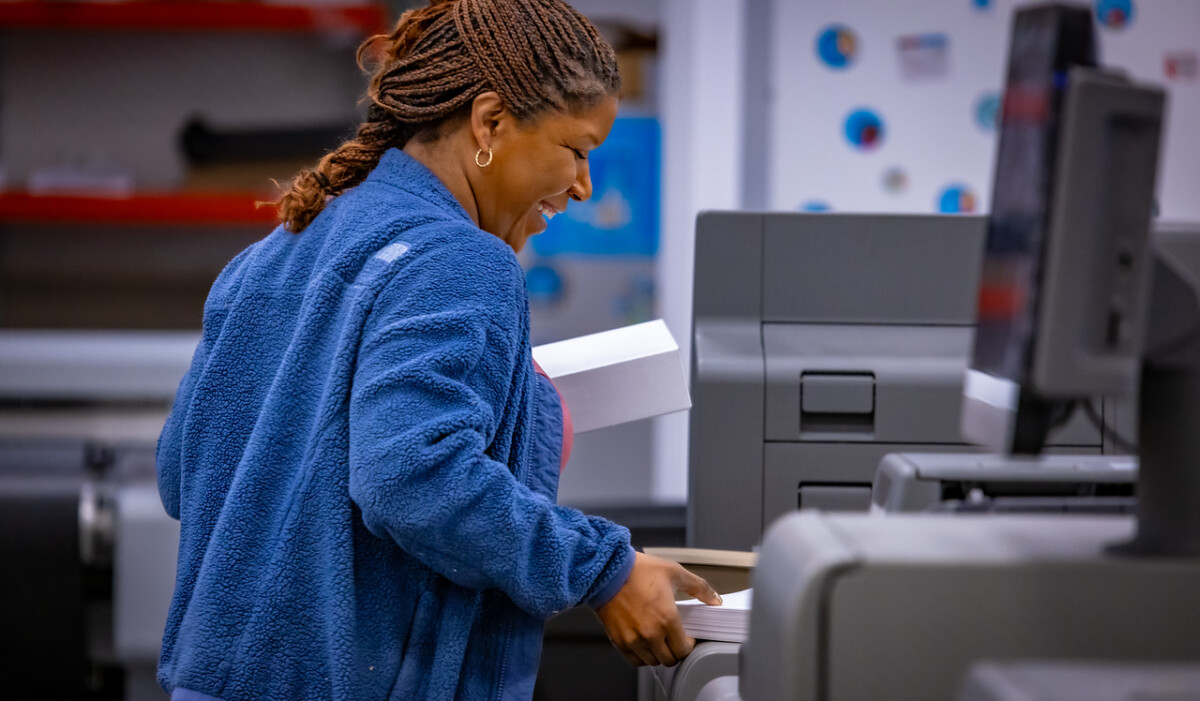 Worksite Spotlight: PG&E West Sacramento Bill, Print and Mail