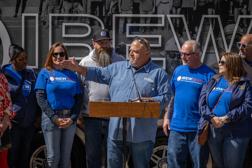 Day of Action at the Capitol Showcases IBEW 1245 Utility Workers