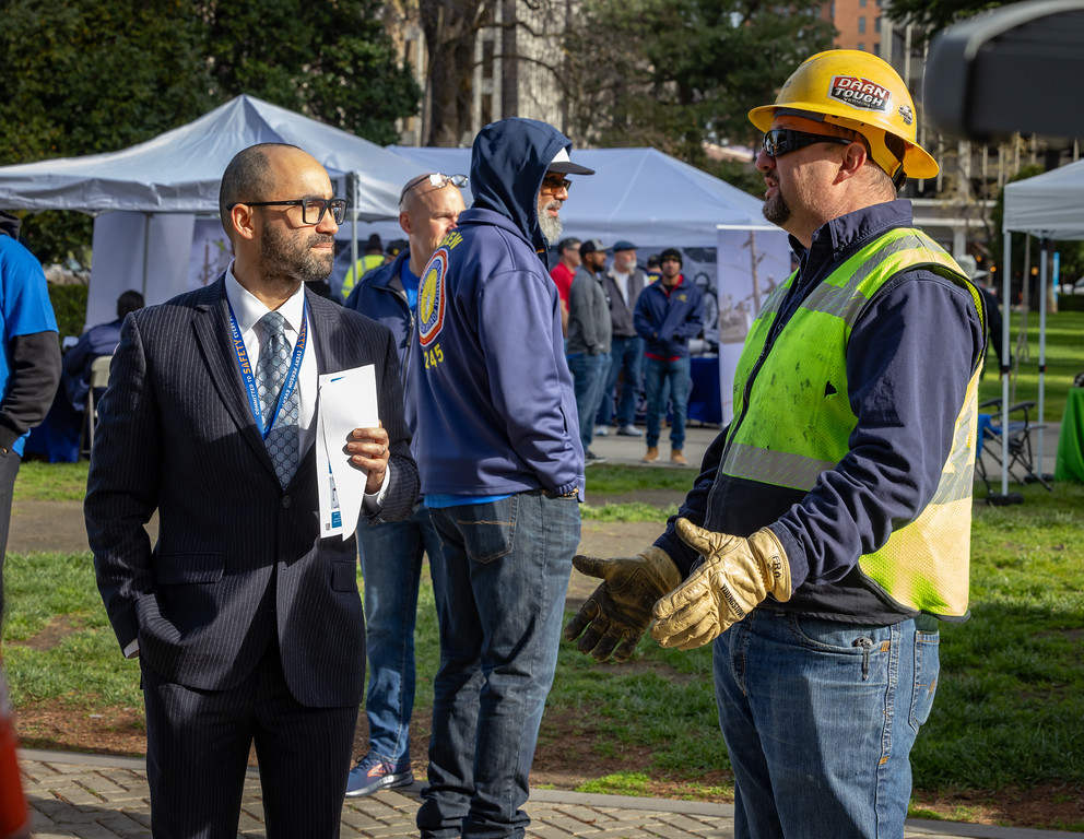 Day of Action at the Capitol Showcases IBEW 1245 Utility Workers