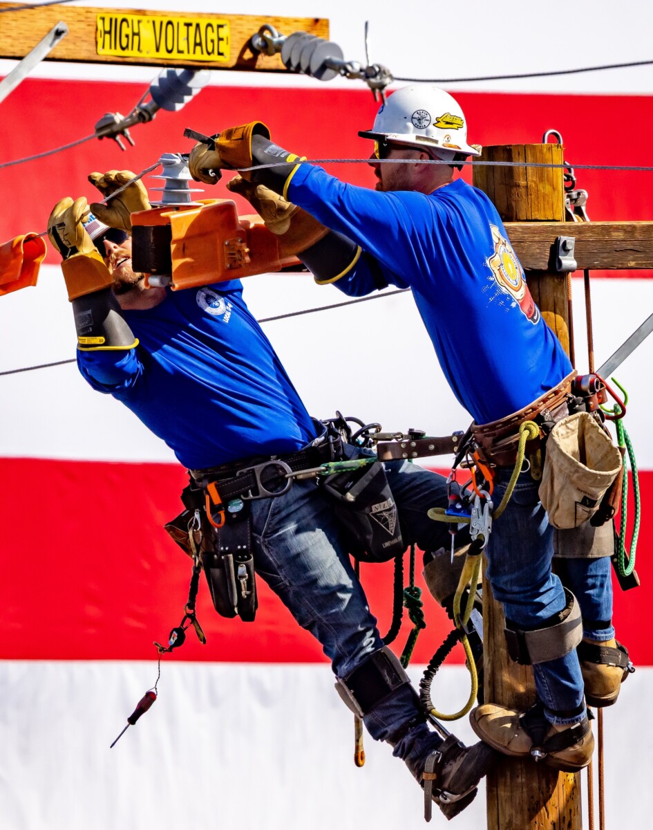 1245 Members Dominate at the 2025 Public Power Lineworkers Rodeo