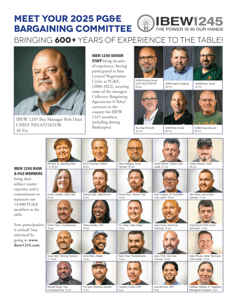 2025 PG&E Negotiations